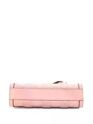 Gucci Gg Matelassé Leather Small Shoulder Bag - Pink