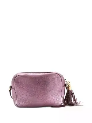 Gucci Soho Disco Leather Crossbody Bag - Purple