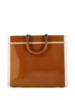 Fendi Sunshine Shopper Large Tote Bag - Neutrals