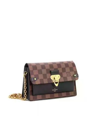 LOUIS VUITTON Vavin Chain Wallet Nm Damier With Leather Crossbody Bag - Multicolour