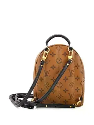 LOUIS VUITTON Palm Springs Reverse Monogram Canvas Mini Backpack - Brown