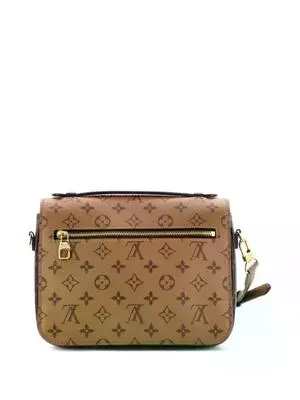 LOUIS VUITTON Pochette Metis Reverse Monogram Canvas Crossbody Bag - Brown