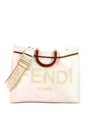 Fendi Sunshine Shopper Large Tote Bag - Neutrals