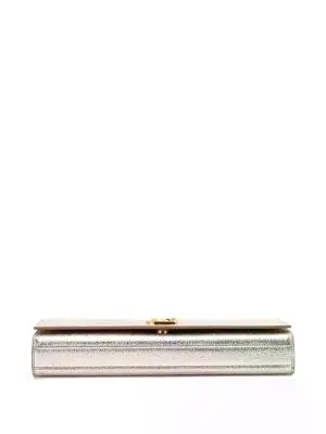 Saint Laurent Classic Monogram Long Clutch Bag - Metallic