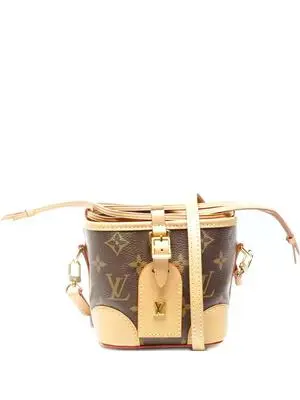 LOUIS VUITTON 2021 Nano Noé Monogram Bucket Bag - Brown