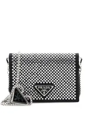 Prada Crystal Satin Bags for Women 