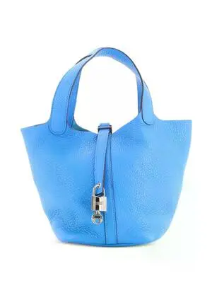 Hermès Picotin Lock Clemence Pm - Blue