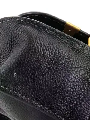 Chloé Marcie Leather Baby Satchel Crossbody Bag - Black