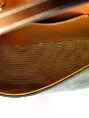 Celine Tabou Clutch With Strap Triomphe Coated Canvas - Brown
