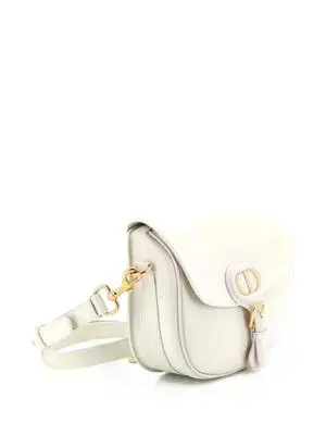 Dior Bobby Flap Bag Leather Medium - White