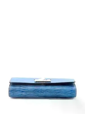 LOUIS VUITTON Twist Chain Wallet Epi Leather