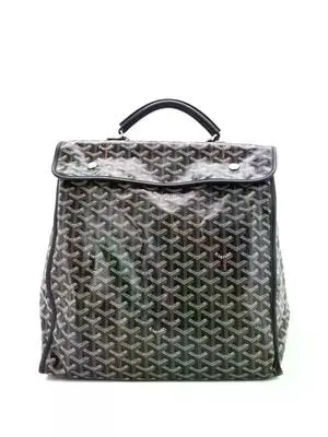 Goyard Saint Leger Briefcase Coated Canvas Backpack