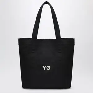 ADIDAS Y-3 Canvas Logo Tote Bag - Black