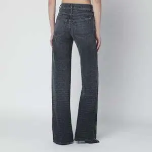 Balenciaga Washed Jeans With Jacquard Logos