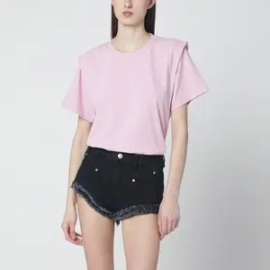 Isabel Marant Zelitos Cotton T-shirt - Pink
