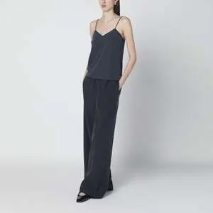 Max Mara Wide-leg Silk Trousers