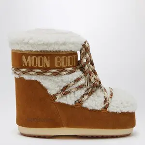 Moon Boot Shearling Icon Low Boots - Brown