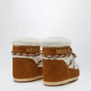 Moon Boot Shearling Icon Low Boots - Brown