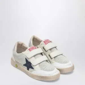 GOLDEN GOOSE Ball Star Sneakers With Perforated Details - Grey