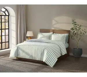 BROOKLYN LOOM Levi Stripe King Comforter Set