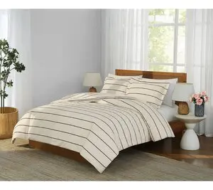 BROOKLYN LOOM Hayward Stripe Full/queen Duvet C Over Set - One-color