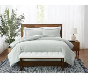 BROOKLYN LOOM Pinstripe Full/queen Duvet Cover Set