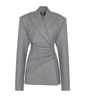 Balmain Wool Jacket Dress
