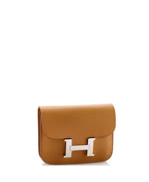 HERMES Constance Slim Wallet Epsom