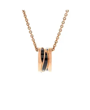 BVLGARI B.zero1 Design Legend Zaha Hadid Pendant Necklace - Pink