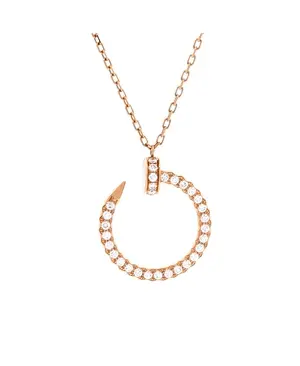 CARTIER Juste Un Clou Pendant Necklace - Pink
