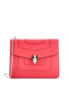 BVLGARI Medium Serpenti Forever Square Shoulder Bag