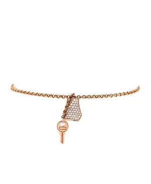 HERMES Small Kelly Clochette Chain Bracelet - Pink