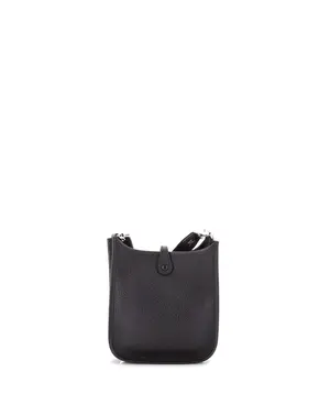 Hermès Tpm Evelyne Bag Gen Iii Clemence - Black