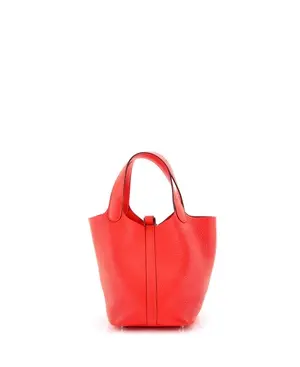 HERMES Pm Picotin Lock Bag Clemence