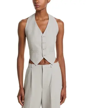MAISON MARGIELA Open Back V Neck Vest