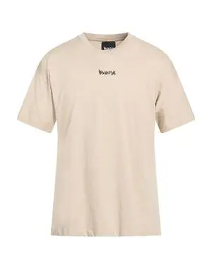 DISCLAIMER Man T-shirt Sage Green Size M Cotton Beige