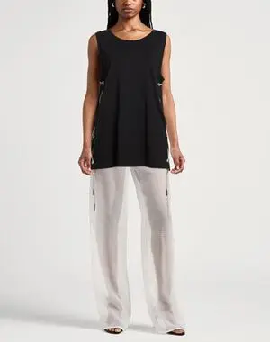 DISCLAIMER T-shirt With Appliqués And Crystals