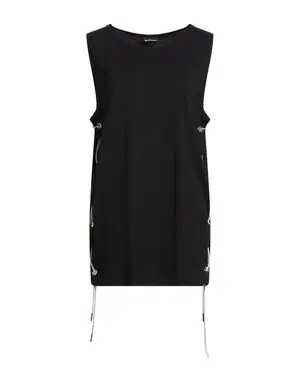 DISCLAIMER T-shirt With Appliqués And Crystals