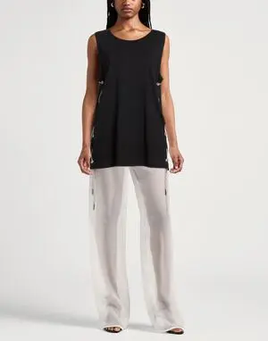 DISCLAIMER T-shirt With Appliqués And Crystals