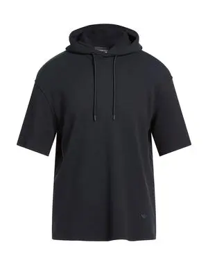 Emporio Armani Ribbed-knit Hoodie