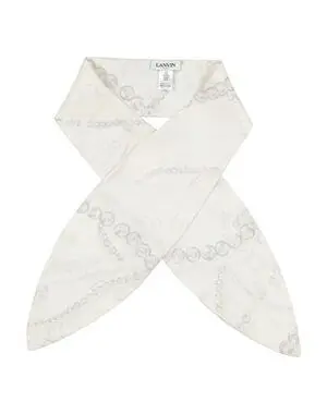 LANVIN Scarf Pastel Silk - White