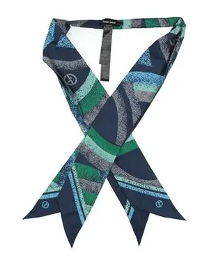 Giorgio Armani Scarf Silk - Navy
