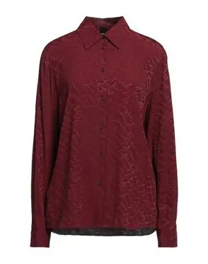 Pinko Jacquard Logo-Print Shirt Red