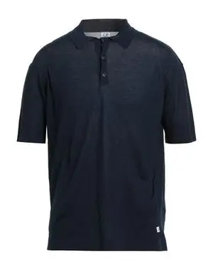 C.P. COMPANY Knitted Polo Shirt - Blue