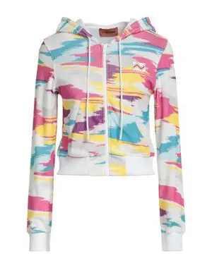 Missoni Chenille Zip-up Hoodie - White