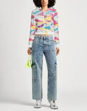 Missoni Chenille Zip-up Hoodie - White