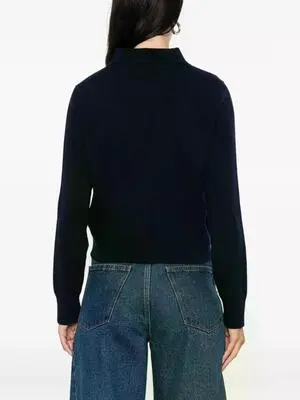 Sandro Striped Wool And Cashmere Cardigan