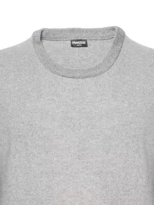 FRANZESE COLLECTION Ribbed Crew-neck Sweater