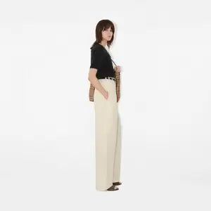 Burberry Cashmere Blend Knit Top - Black