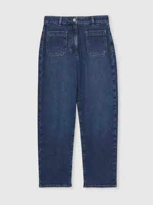 REISS Marcie Petite Straight-leg Jeans